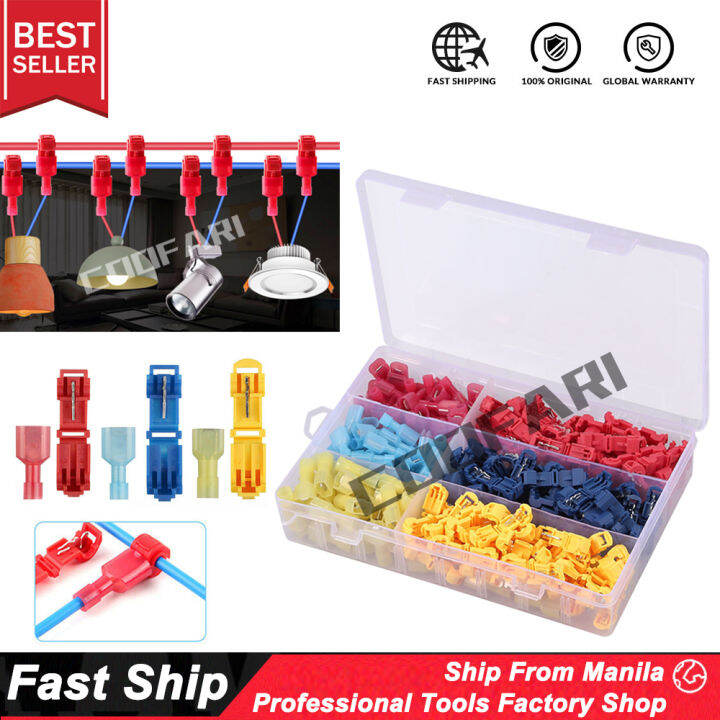 240PCS Self Stripping Durable Electrical Insulated Quick Splice Nylon ...