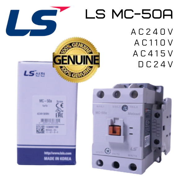 LS ( MC-50a ) 1a1b Metasol Magnetic Contactor 3Pole AC240V | Lazada