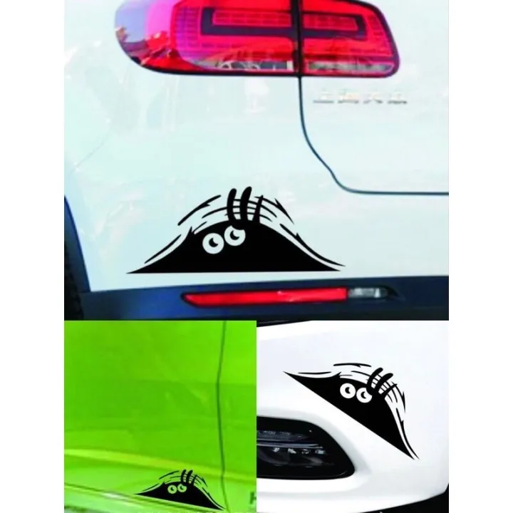 STICKER PEEKING MOSTER /CAR STICKER / STICKER KERETA / STICKER PROTON ...