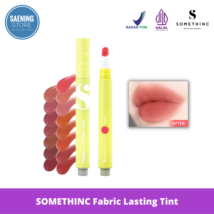 SOMETHINC FABRIC Lasting Tint - Lip Tint Natural | Lazada Indonesia