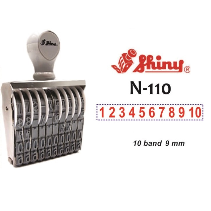 Shiny 10 Digit Band Number Stamp 4mm N410 or Stamp N-110 9mm | Lazada PH