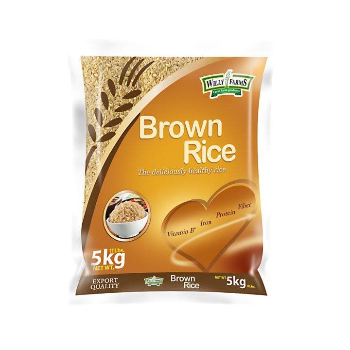 Willy Farms Brown Rice 5 kilos | Lazada PH