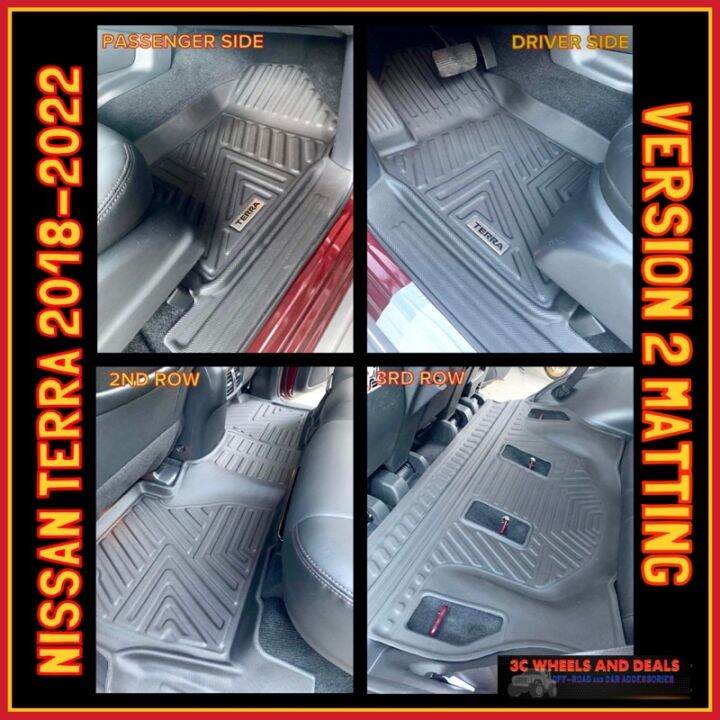 NISSAN TERRA 2022 VERSION 2 DEEP DISH MATTING (AEROMAX BRAND) | Lazada PH