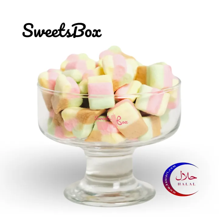 SweetsBox | Bebeto Marshmallow Ice-Cream, Pink and White & Rainbow ...