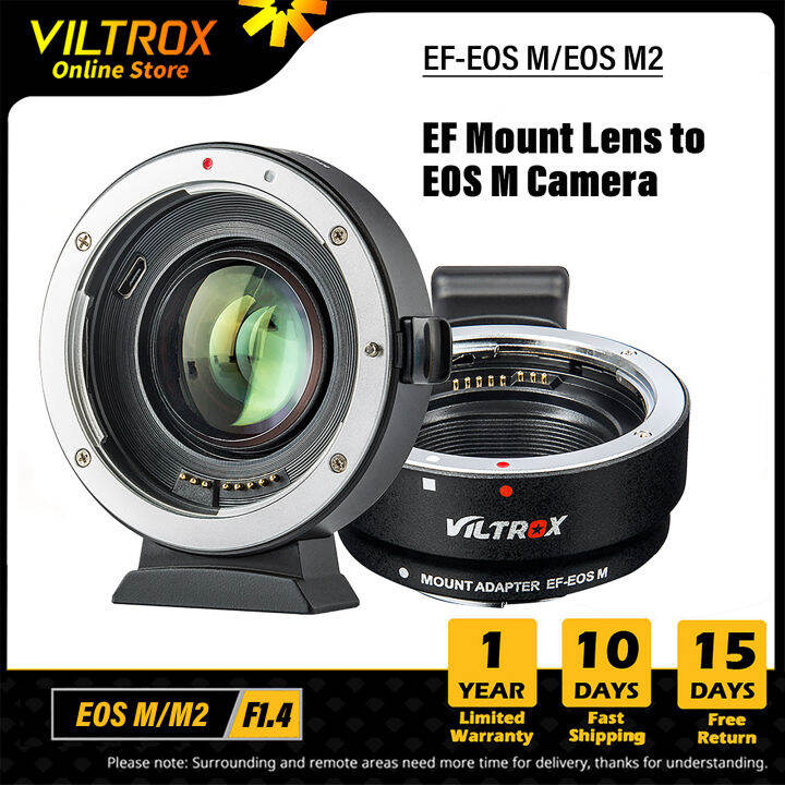 Viltrox EF-EOS M EF-M2 Electronic Auto Focus EF-M Lens adapter for Canon EOS EF EF-S Lens to EOS ...
