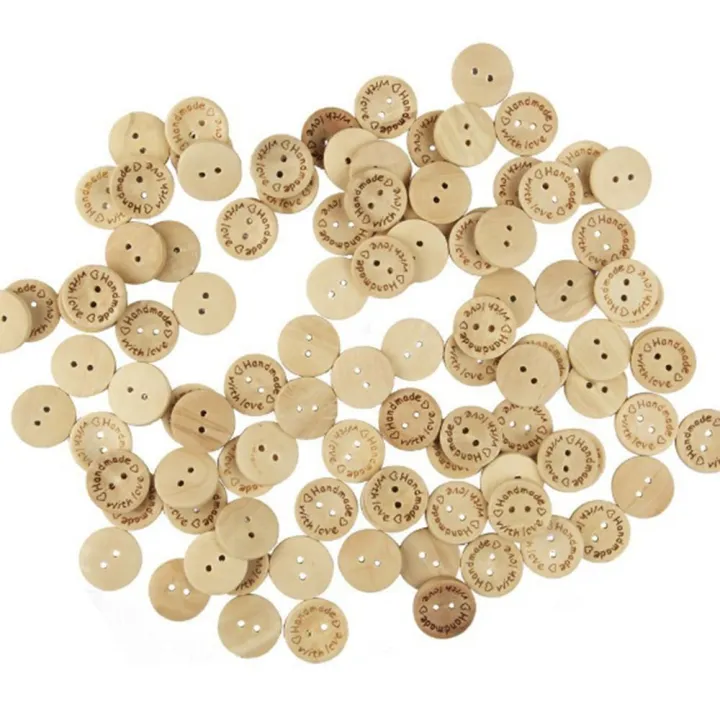 FGHJD 100ชิ้นธรรมชาติตกแต่งกระดุมงานฝีมือขายส่งปุ่มที่ทำด้วยมือจักรเย็บ ...