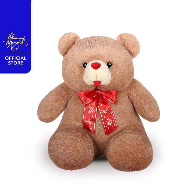 Blue Magic Skippy Medium Light Brown Bear Stuffed Toy | Lazada PH