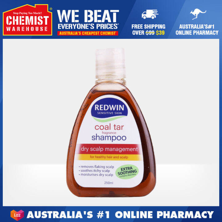 Redwin Coal Tar Shampoo 250ml Helps Ensure Healthy Hair & Scalp ...