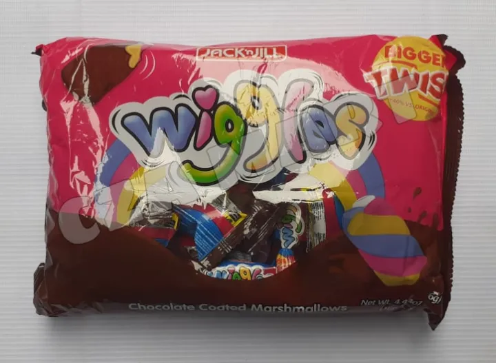 Jack 'n Jill Wiggles Chocolate Coated Marshmallow (Pack of 18 Single ...