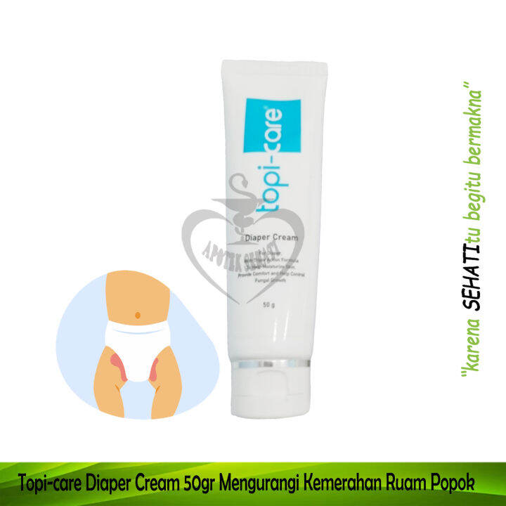 Topicare Diaper Cream 50 Gram Mengatasi Ruam Kulit | Lazada Indonesia
