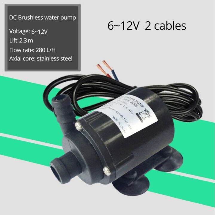 High flow rate 280 L/H mini water pump 12V 12 V USB 5V pump 12VDC water pomp 12 volt pump for ...