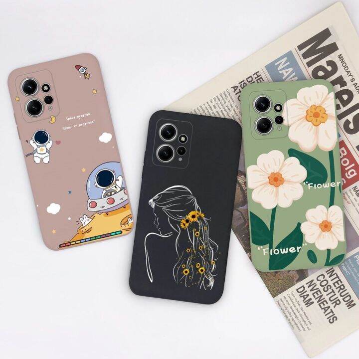 Phone Case For Xiaomi Redmi Note 12 4G 5G Fashion Protective Silicone ...