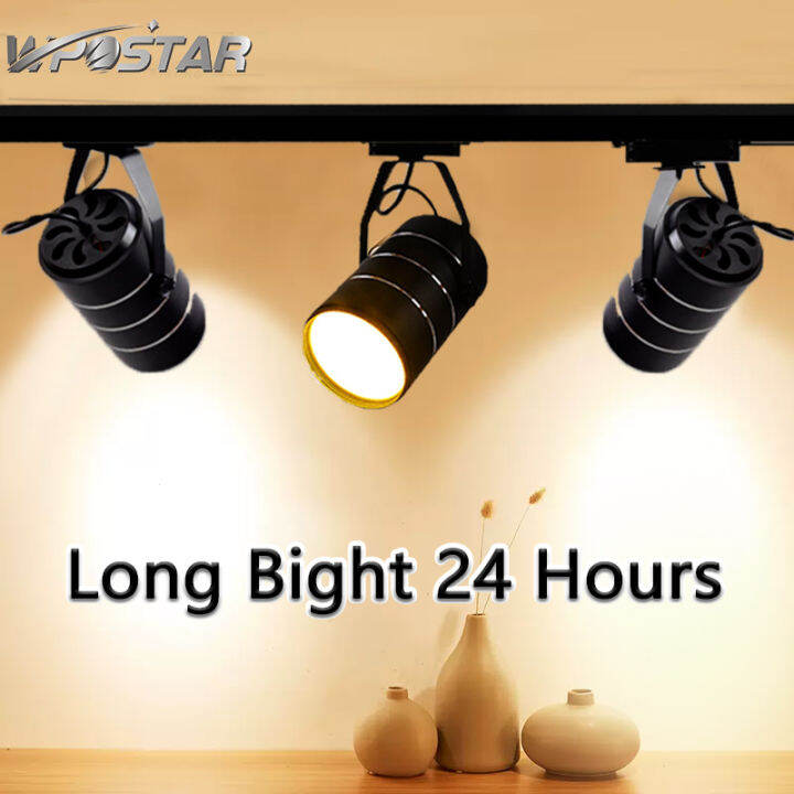 Led Track Light 220v COB Spot Lights Wall Lamp Fixture Track Lighting ...