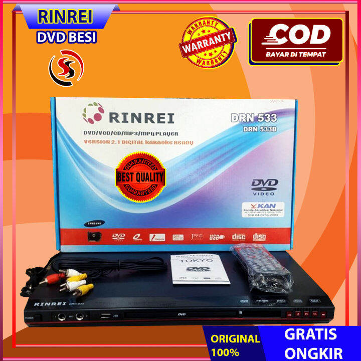 DVD Besi Rinrei Besi DRN-533B Karaoke USB Player Original | Lazada Indonesia
