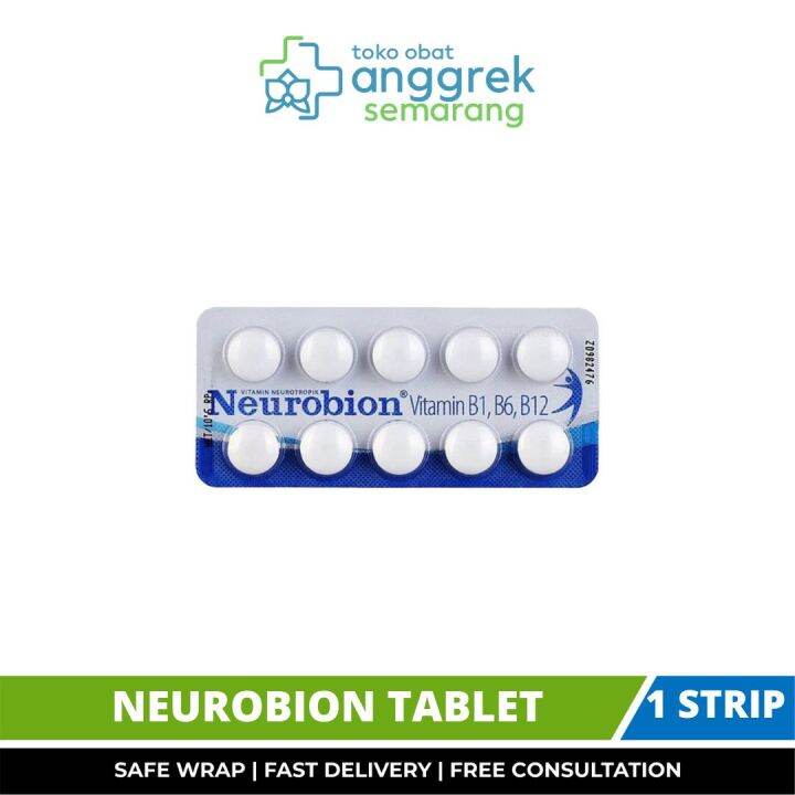 NEUROBION 10 TABLET/ BIRU/VITAMIN B COMPLEX/MENGATASI KRAM OTOT (PER STRIP) | Lazada Indonesia