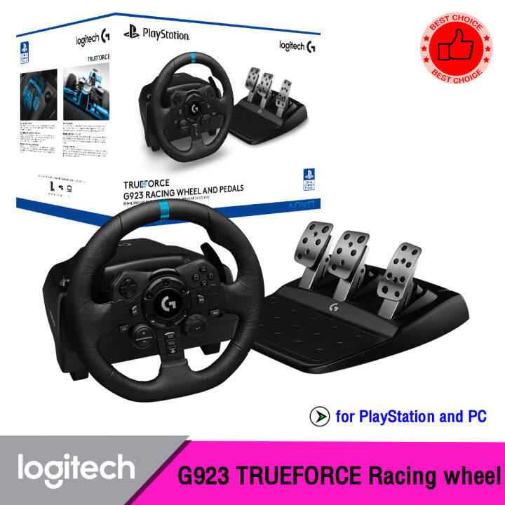 Logitech G923 TRUEFORCE Racing wheel for PlayStation and PC พวงมาลัยเกม ...