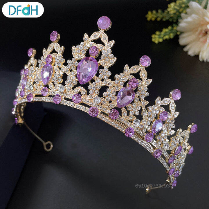 FDHS Baroque Crowns Party Prop Temperamental Color Retention Purple ...