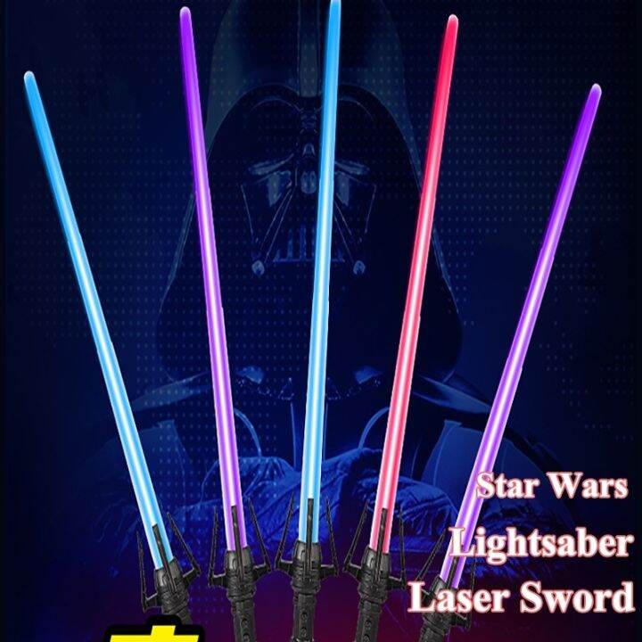℗卍 Star Wars lightsaber laser sword cross telescopic light-emitting ...