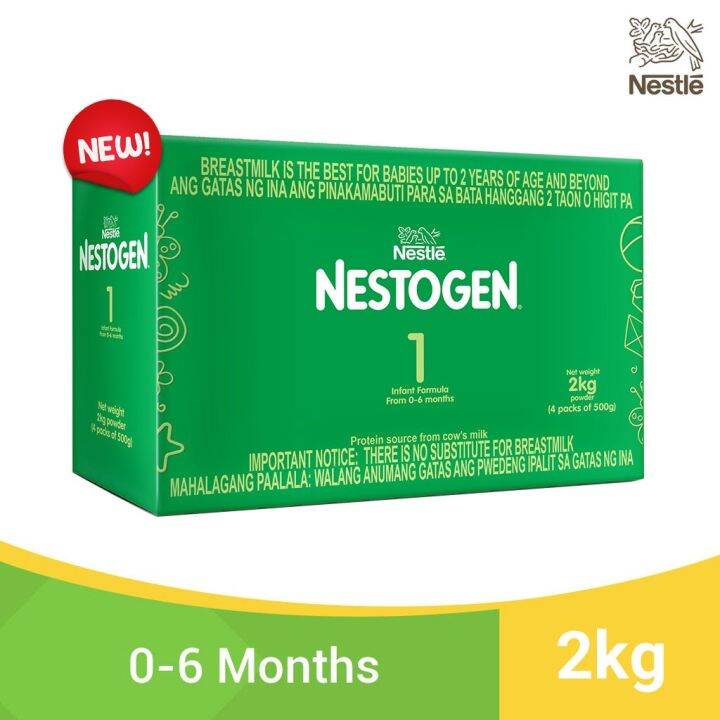 Nestogen 1 Infant Formula For Children 0-6 Months 2kg | Lazada PH