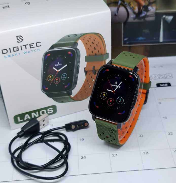 Jam tangan Pria Digitec Smartwatch Lanos tali karet original | Lazada ...