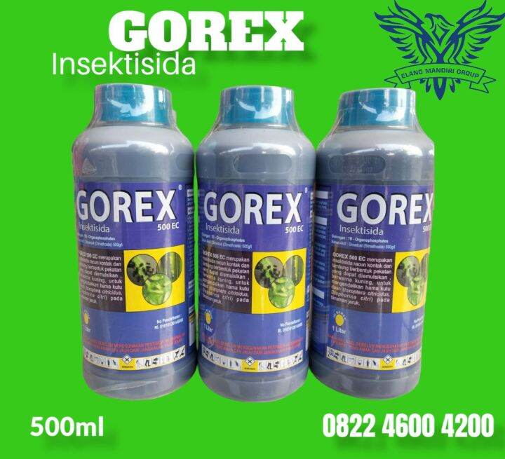 GOREX 500Ec 500ml Bahan Aktif DIMETOAT Untuk Hama Kutu Daun Tanaman ...
