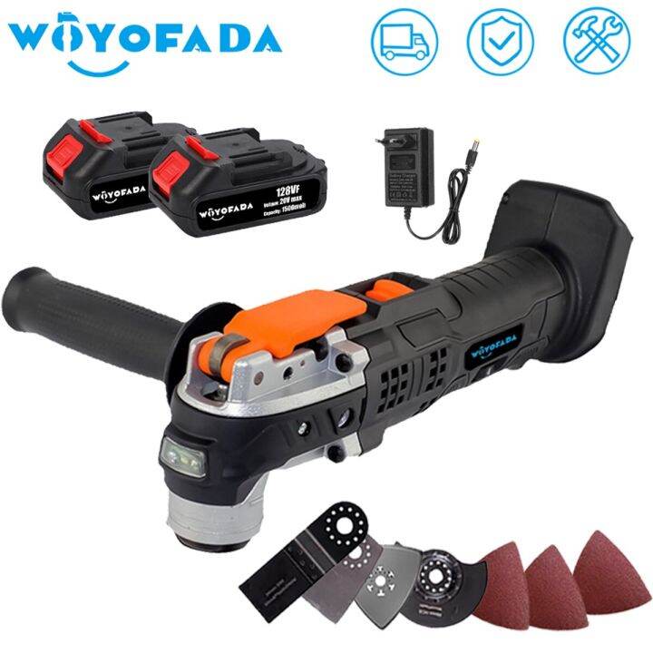 Electric Cordless Oscillating Multitools Machine Multi-Function Trimmer ...