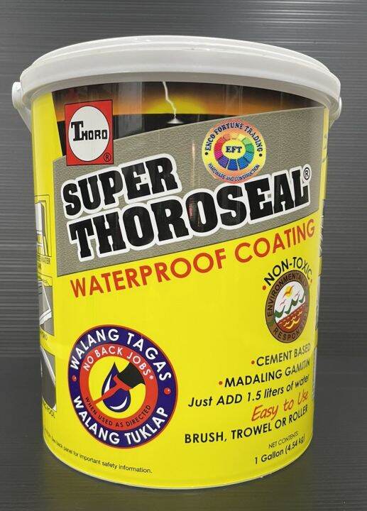 AUTHENTIC Super Thoroseal Waterproof Coating GRAY 1 Gallon | Lazada PH
