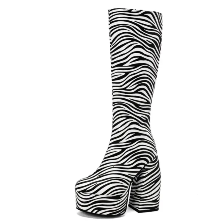 LILYPTUART ZA Platform Boots,Women ,2022 Winter Fashion Punk Style ...