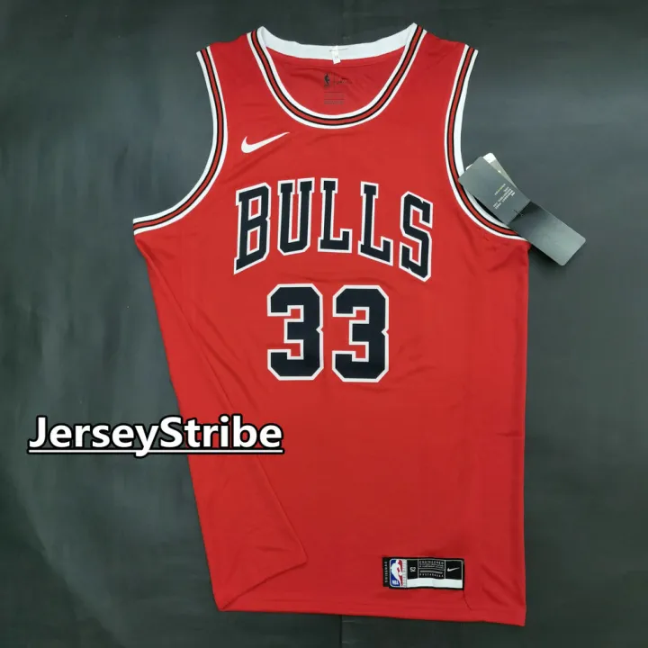 Original NBAA Basketball Men's Jersey Chicago Bulls #33 Scottie Pippen ...