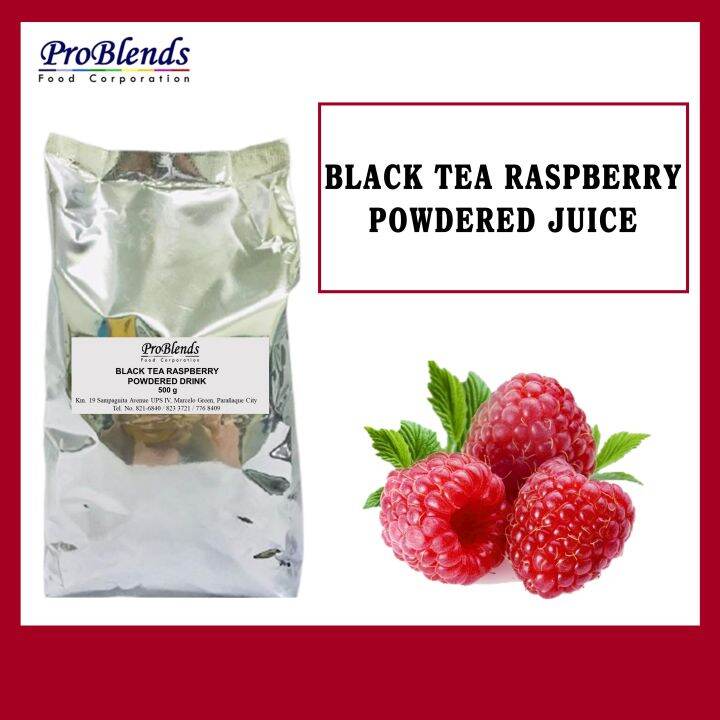 Black Tea Raspberry Flavored Instant Powdered Drink Mix | 500g | 300g ...