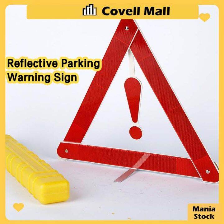 Auto Early Warning Device Emergency Signage Reflective Triangle Car ...