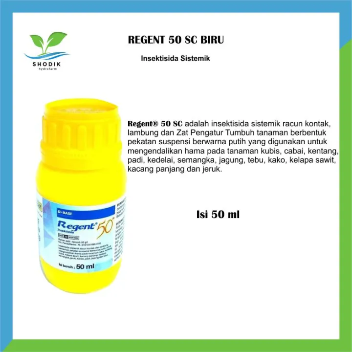 REGENT 50 SC Insektisida Sistemik Racun Kontak 50 ml | Lazada Indonesia