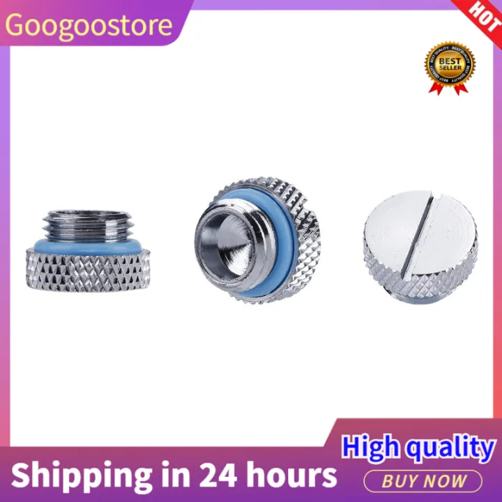 【Hot deals】Googoo 3pcs G1/4 Threaded Brass Water Cooling Stop Plug ...