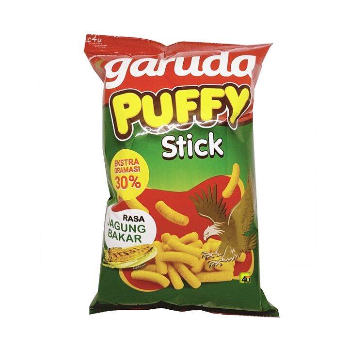 Garuda PUFFY Stick - Snack Ekstrudat Jagung - 45 gr | Lazada Indonesia