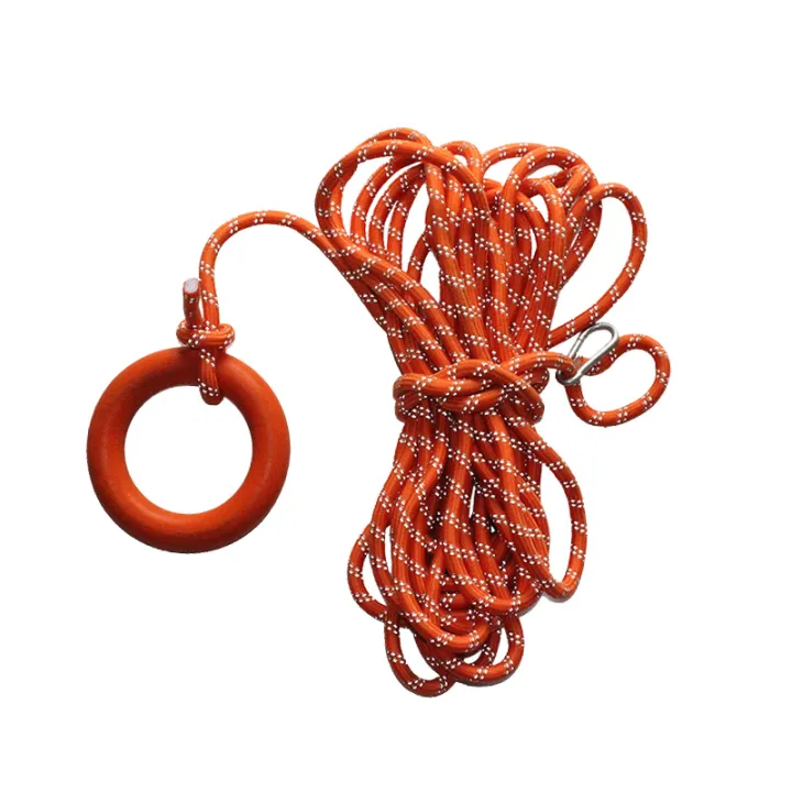 Floating life rope, fire escape and rescue rope, reflective band, water ...
