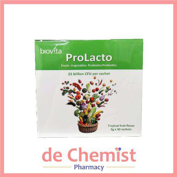 Biovita Prolacto Fruits Vegetables Prebiotics Probiotics 25Billion CFU ...