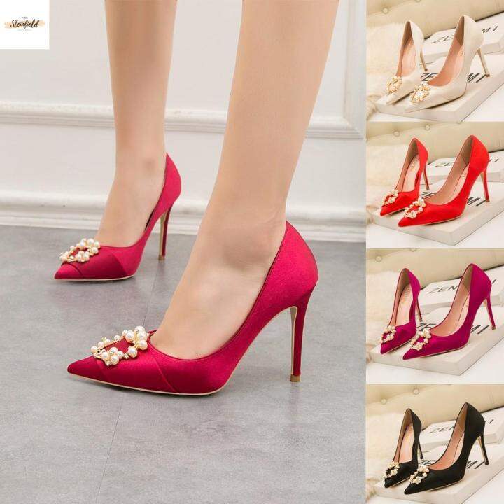 【Steinfield】 10cm Fashion Pointed High Heels | Lazada PH