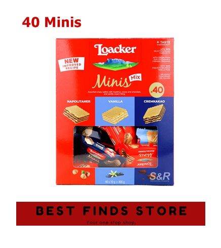Loacker Minis Mix 400g Assorted Wafer | Napolitaner, Vanilla and ...