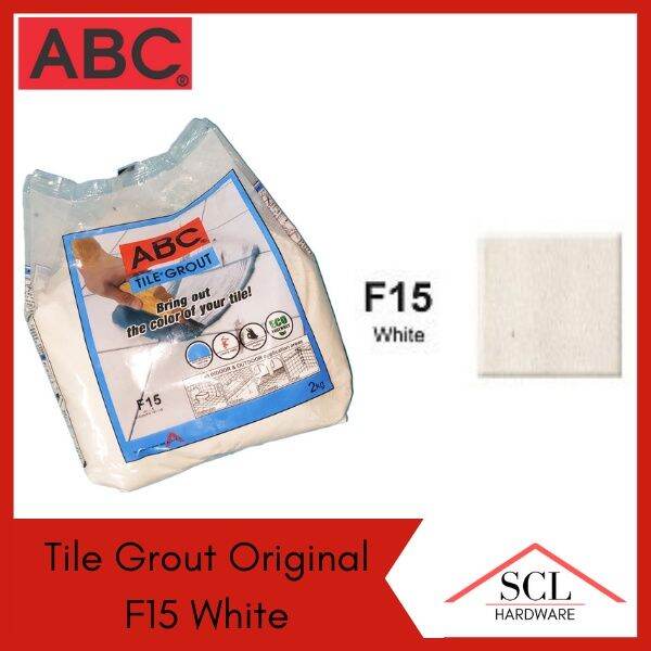 ABC Tile Grout F15 White 2kg | Lazada PH