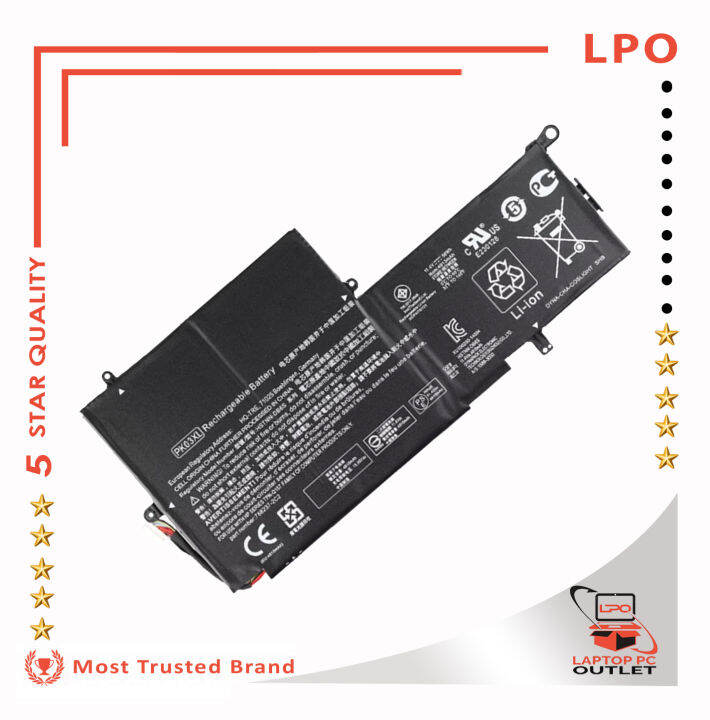 LPO Laptop Battery PK03XL Compatible with HP Spectre X360 G1 G2 13 4000 ...