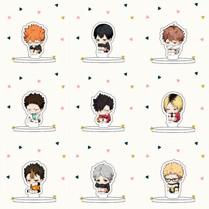 Standee HAIKYUU! mini ver KHÓC Vua Bóng Chuyền tượng acrylic anime ...