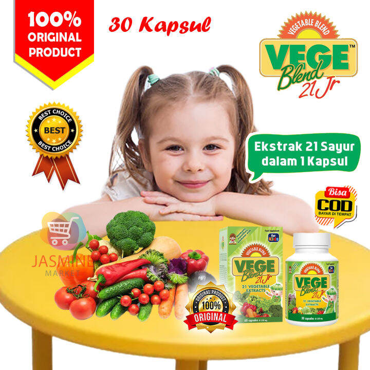 Vegeblend 21 Junior Ekstrak 21 Jenis Sayuran 30 Suplemen Sayur Untuk ...