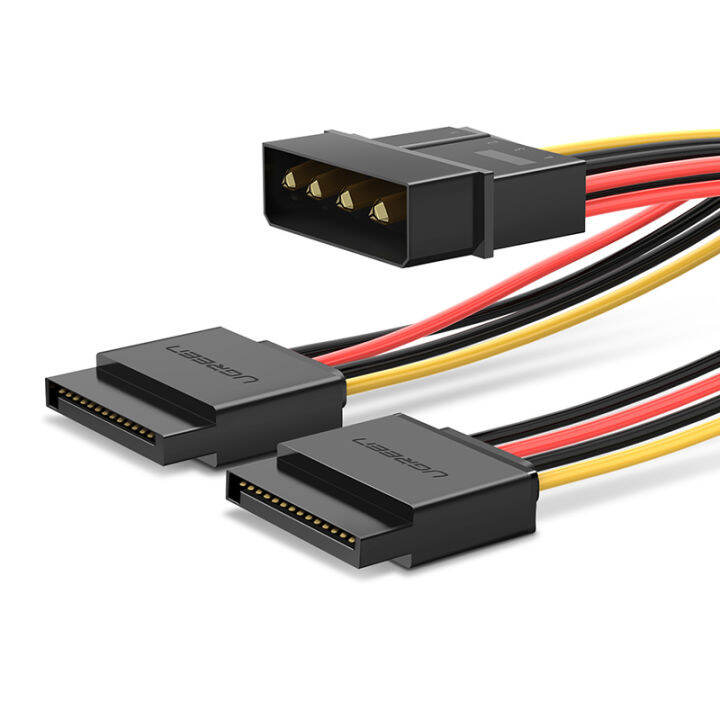 Green sata power cord desktop computer hard disk drive connection 4pin ...