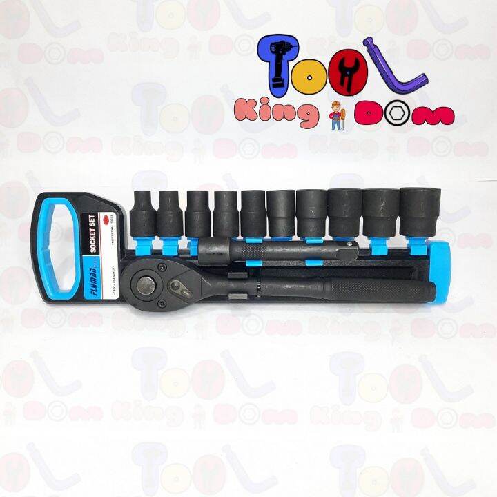 FLYMAN ORIGINAL Heavy-Duty 1/2" Drive Socket Set | Lazada PH