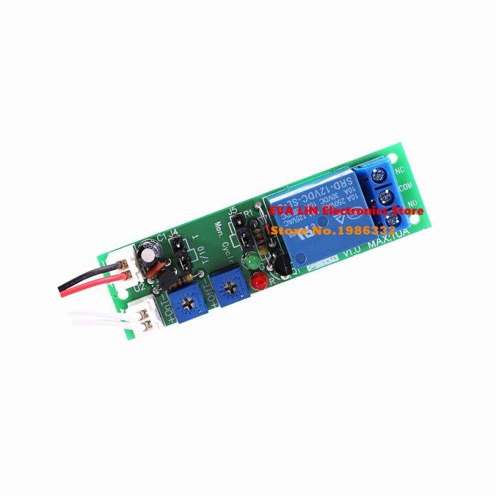 Ws16 Dc 12v Infinite Cycle Delay Timing Time Timer Control On-off Loop Switch Module Double ...