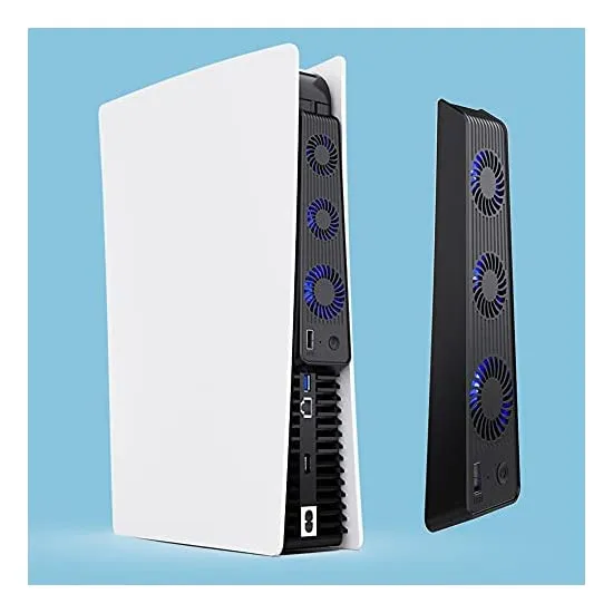 PS5 Cooling Fan PS5 Cooling Fan PlayStation 5 USB Cooler Three Fans ...