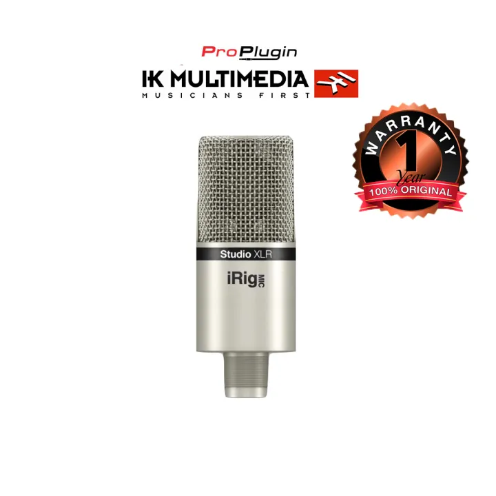 IK Multimedia iRig Mic Studio XLR Condenser Microphone ไมโครโฟนสตูดิโอ XLR ขนาดกะทัดรัดสำหรับ ...