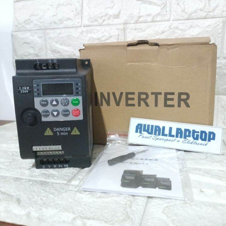 inverter 2.2kw 1ph 3ph inverter motor 3HP 220v motor 3phase VFD ...