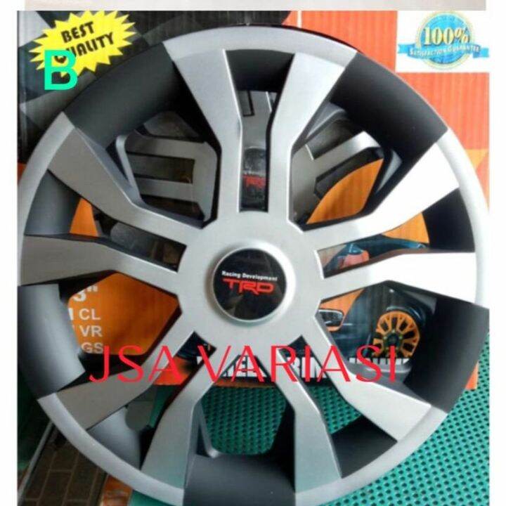Cover Dop Velg Ring 13 14 Mobil Universal Abu Silver | Lazada Indonesia