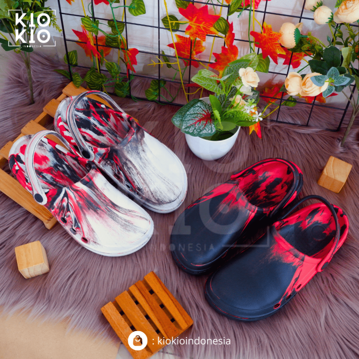 Sandal Kodok Tie Dye Sandal Kodok Motif Keren Sandal Kodok Kekinian ...